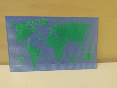 Flexi World Map (flexible world map) by GlennovitS 3D MakerWorld ...
