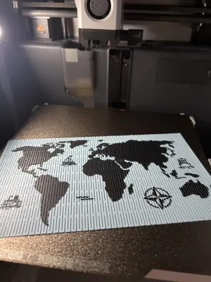 Flexi World Map Flexible World Map By Glennovits 3d Makerworld