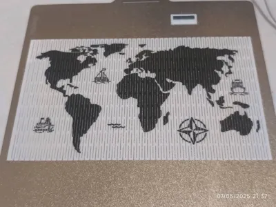 Flexi World Map (flexible world map) by GlennovitS 3D MakerWorld ...