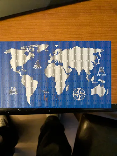 Flexi World Map (flexible world map) - Free 3D Print Model - MakerWorld