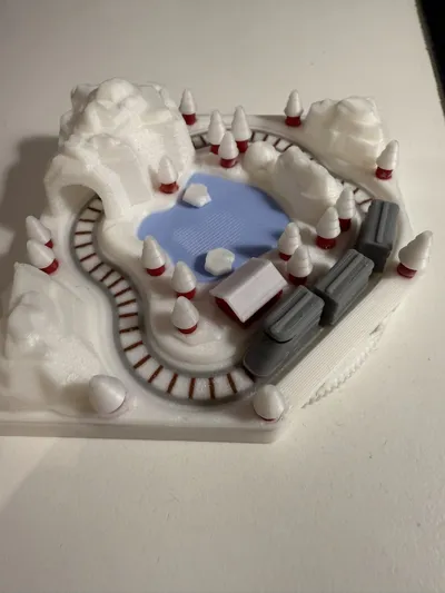 Mini Train - Arctic Diorama (Snowpiercer) by BamBam Design MakerWorld ...