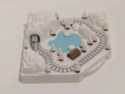 Mini Train - Arctic Diorama (Snowpiercer) by BamBam Design MakerWorld ...