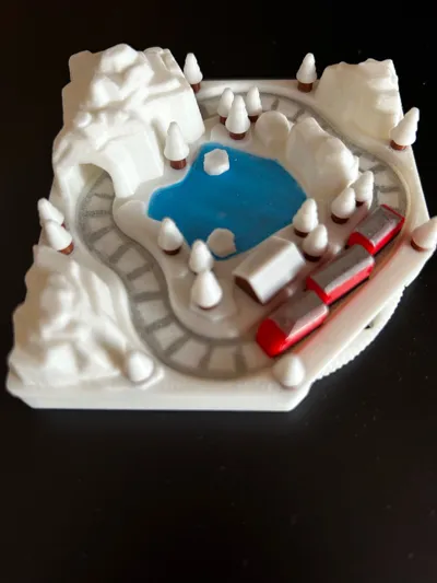 Mini Train - Arctic Diorama (Snowpiercer) - Free 3D Print Model ...