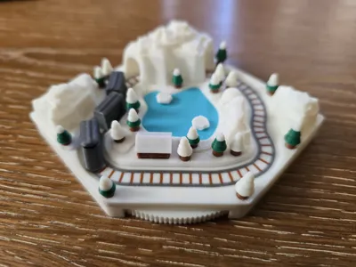 Mini Train - Arctic Diorama (Snowpiercer) by BamBam Design - MakerWorld