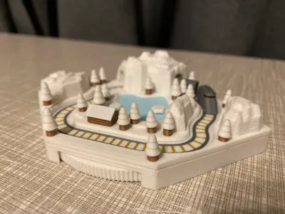 Mini Train - Arctic Diorama (Snowpiercer) by BamBam Design MakerWorld ...