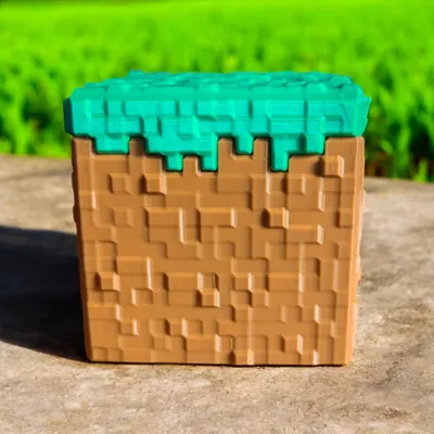 Minecraft Grass Block Nintendo Switch Games Holder - Free 3D Print ...