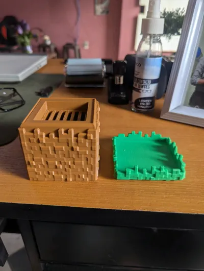 Minecraft Grass Block Nintendo Switch Games Holder - Free 3D Print ...