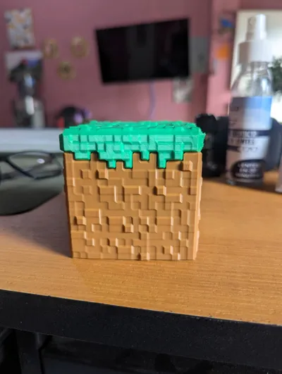 Minecraft Grass Block Nintendo Switch Games Holder - Free 3D Print ...