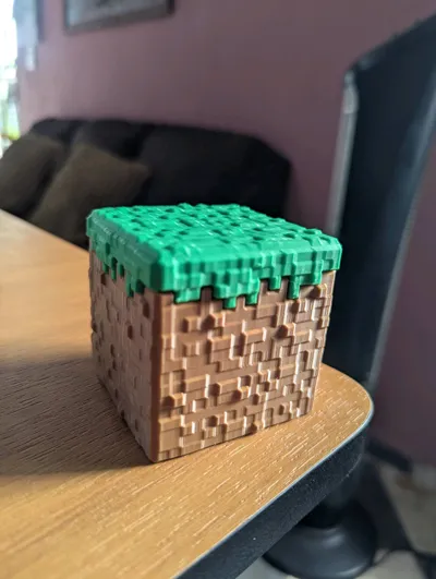 Minecraft Grass Block Nintendo Switch Games Holder - Free 3D Print ...