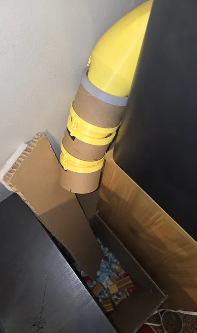 Poop Chute with Bambu Cardboard Spools P1S / X1C by Valeria Momo ...