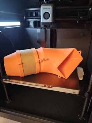 Poop Chute with Bambu Cardboard Spools P1S / X1C by Valeria Momo ...