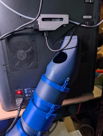 Poop Chute with Bambu Cardboard Spools P1S / X1C by Valeria Momo ...