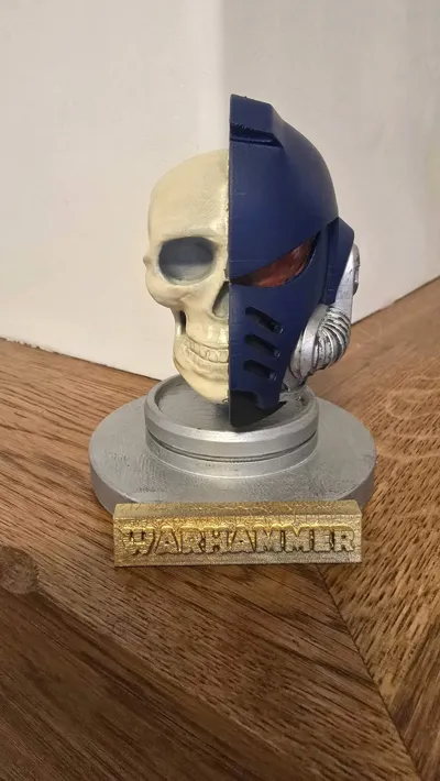 Warhammer Helmet Skull by Da050 MakerWorld: Download Free 3D Models