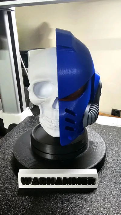 Warhammer Helmet Skull by Da050 MakerWorld: Download Free 3D Models
