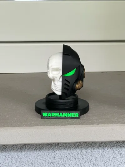 Warhammer Helmet Skull by Da050 MakerWorld: Download Free 3D Models