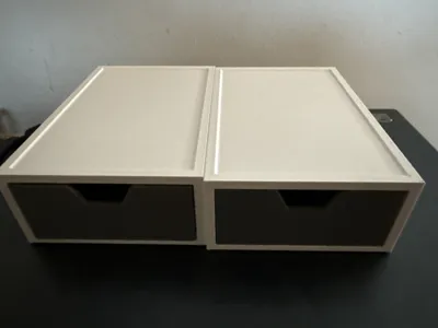 Full Extension Stackable Drawer / Monitor Riser by Kong 3D MakerWorld ...