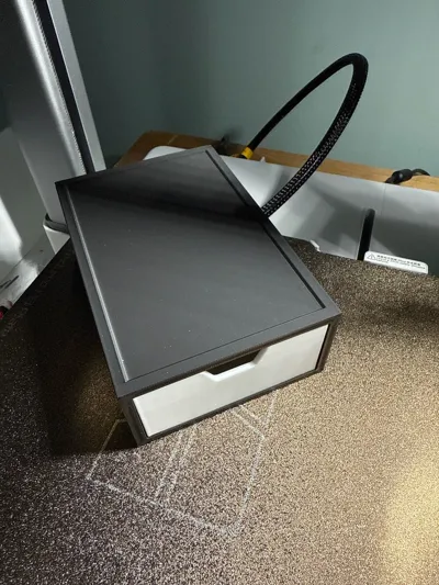 Full Extension Stackable Drawer / Monitor Riser - Free 3D Print Model ...