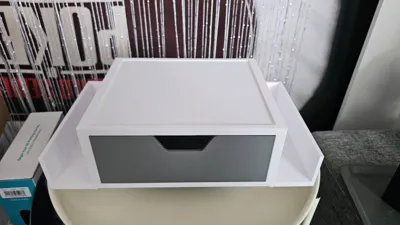 Full Extension Stackable Drawer / Monitor Riser - Free 3D Print Model ...