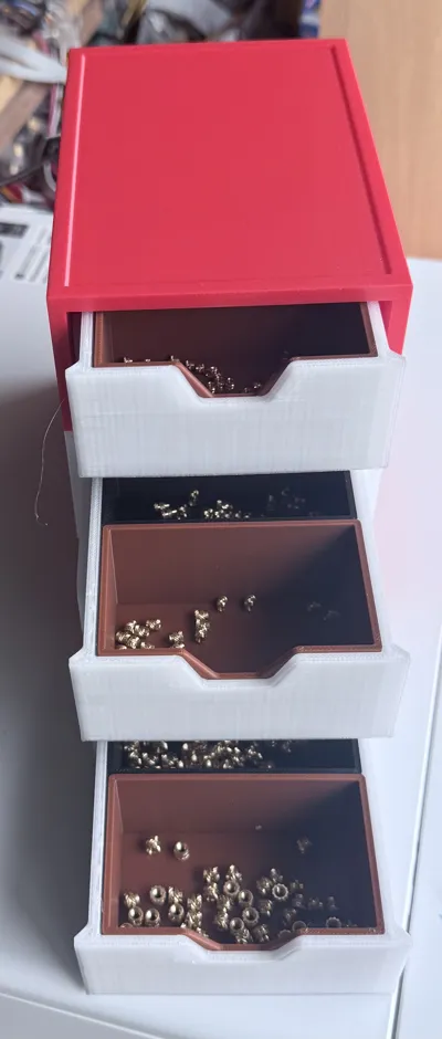 Full Extension Stackable Drawer / Monitor Riser - Free 3D Print Model ...