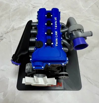 Tribute to the legendary SR20DET (Nissan S13/S15) - Free 3D Print Model ...