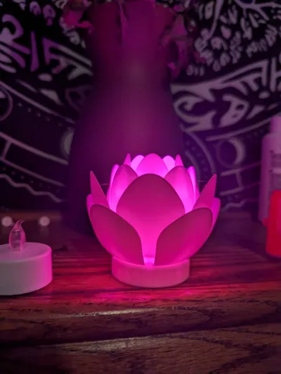 Lotus Flower Decor - Free 3D Print Model - MakerWorld