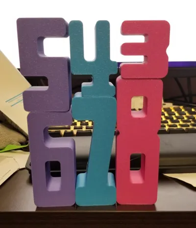 Stacking Number Blocks - Montessori Math Toy by Lilac Rage MakerWorld ...