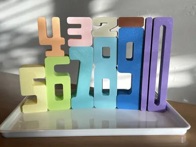 Stacking Number Blocks - Montessori Math Toy by Lilac Rage MakerWorld ...