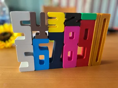 Stacking Number Blocks - Montessori Math Toy by Lilac Rage MakerWorld ...