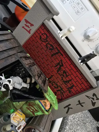 1/12 scale brick wall diorama - Free 3D Print Model - MakerWorld
