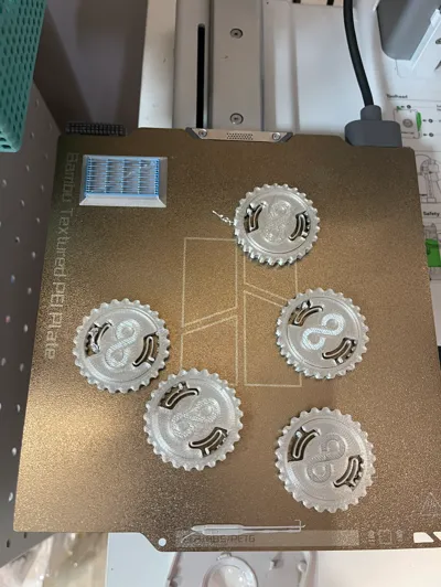 Noisy Cricket Fidget - Print in Place - Poker Chip by Eternity Labs ...