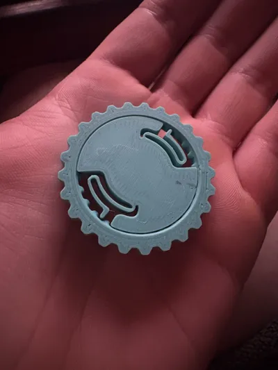 Noisy Cricket Fidget - Print in Place - Poker Chip by Eternity Labs ...