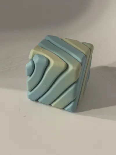 Passthrough Cube Puzzle - Print in place by makerbro MakerWorld: Download Free 3D Models