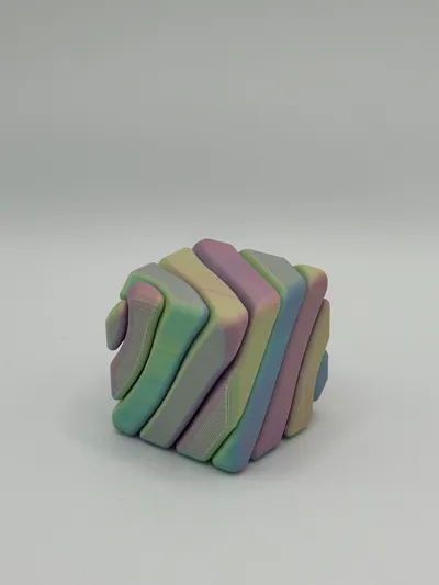 Passthrough Cube Puzzle - Print in place by makerbro MakerWorld: Download Free 3D Models