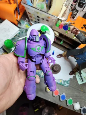 QF V3 Articulated Power Armor Action Figure by QuickFrostbite ...