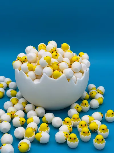 Mini Easter Hatching Chicken by fifindr MakerWorld: Download Free 3D Models