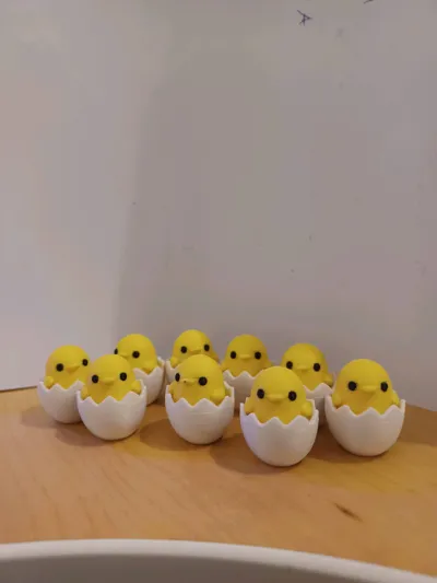 Mini Easter Hatching Chicken by fifindr MakerWorld: Download Free 3D Models