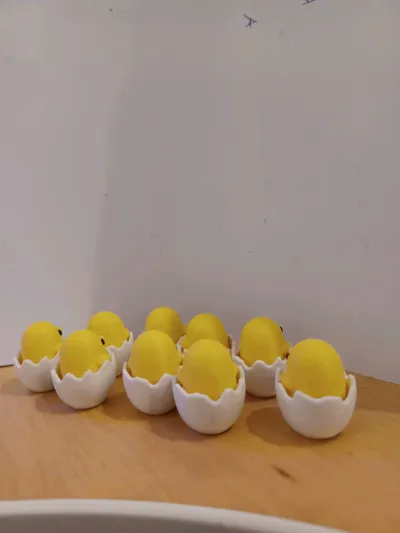 Mini Easter Hatching Chicken by fifindr MakerWorld: Download Free 3D Models