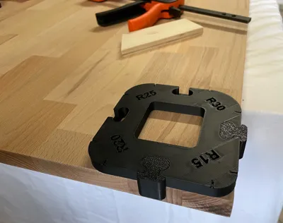 Corner Radius Jig for Router by pomguy MakerWorld: Download Free 3D Models