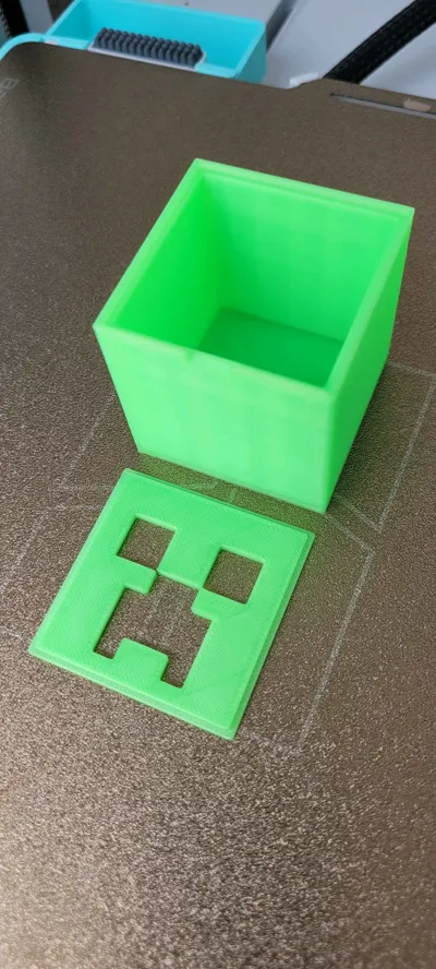 Creeper Box (Minecraft) by ProtoNovice MakerWorld: Download Free 3D Models
