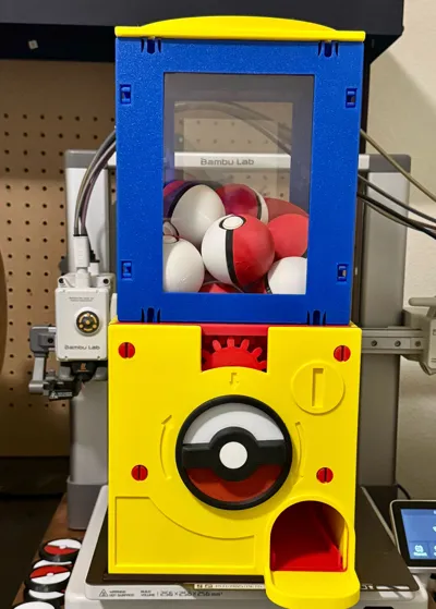 Mini Pokeball - Pokemon - Fully Functional - Free 3D Print Model ...