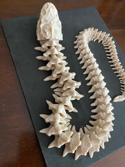 Articulated Skeletal Basilosaurus - Free 3D Print Model - MakerWorld