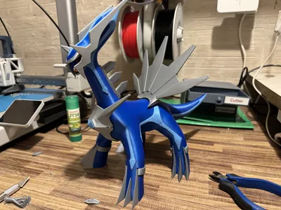 Dialga (Pokemon) Fully Disassembled 29cm tall by LCFigure MakerWorld ...