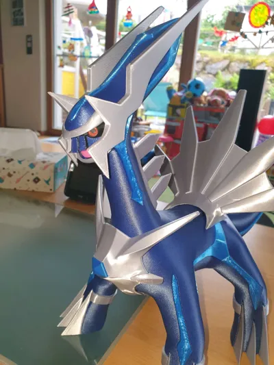 Dialga (Pokemon) Fully Disassembled 29cm tall - Free 3D Print Model ...