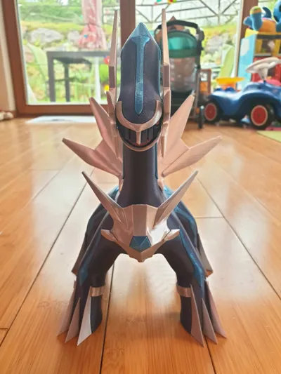 Dialga (Pokemon) Fully Disassembled 29cm tall - Free 3D Print Model ...