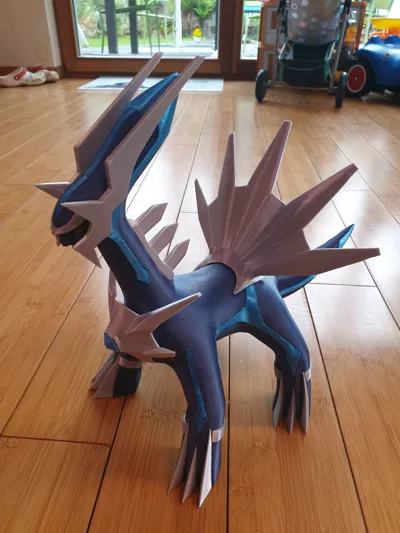 Dialga (Pokemon) Fully Disassembled 29cm tall - Free 3D Print Model ...