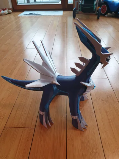 Dialga (Pokemon) Fully Disassembled 29cm tall - Free 3D Print Model ...