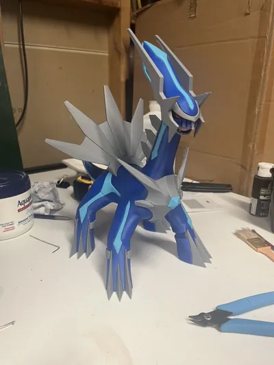 Dialga (Pokemon) Fully Disassembled 29cm tall by LCFigure MakerWorld ...