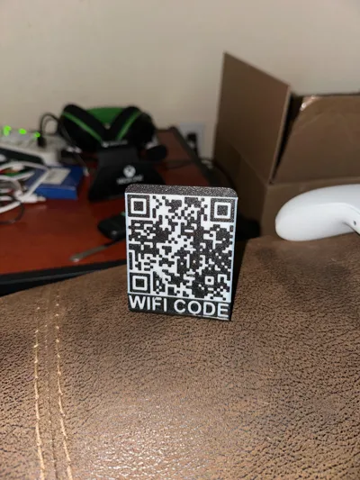 Wifi QR code (Rickroll) by VarthDader MakerWorld: Download Free 3D Models