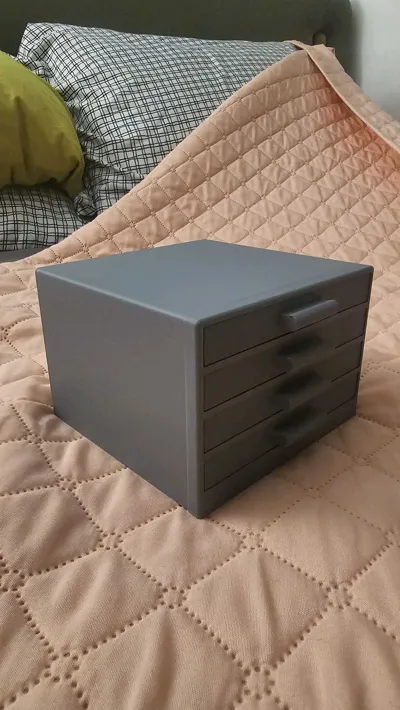 Earring Jewelry Box with drawer organizing options - Free 3D Print ...