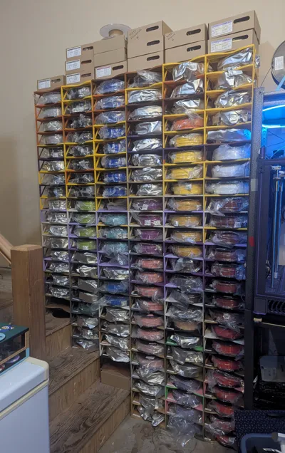 FAST-RACK ( Filament Spool Rack ) - Free 3D Print Model - MakerWorld